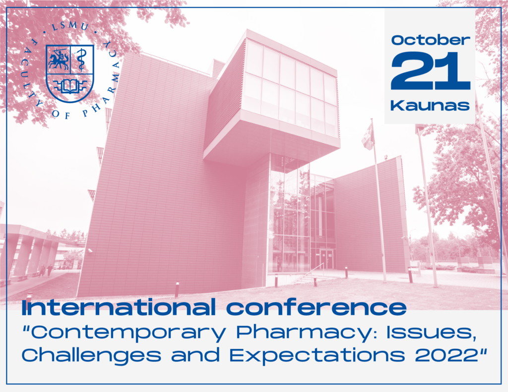 International conference “Contemporary Pharmacy: Issues Challenges and ...